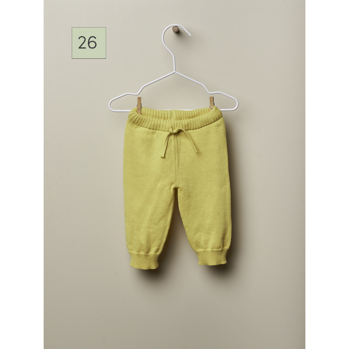 Calças com cordão ajustável tricotadas em algodão | FRIENDLY VIBE - V24 ...