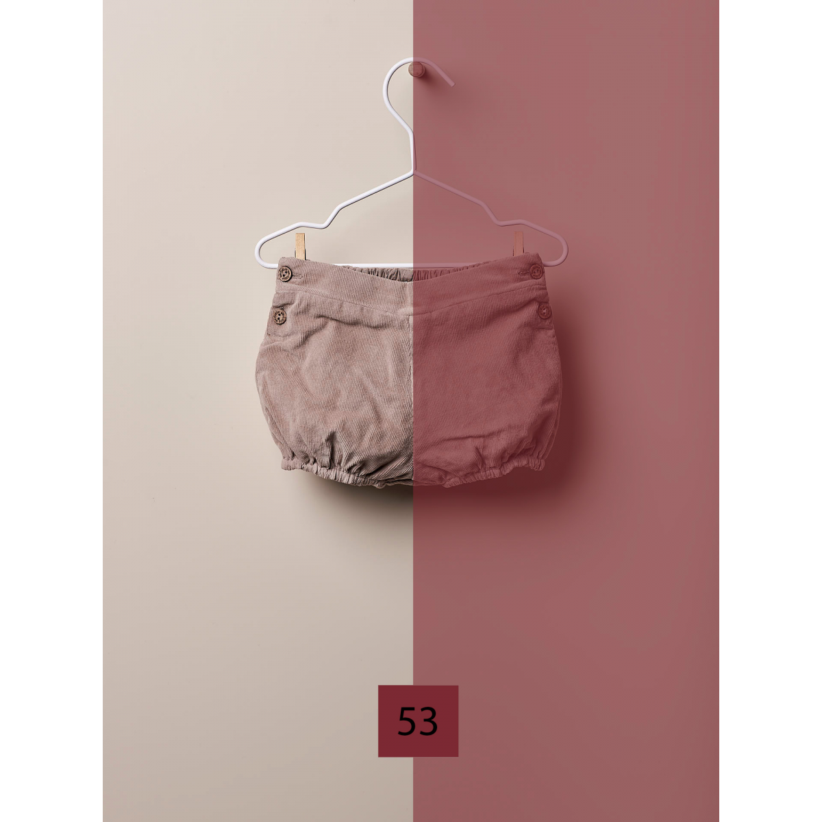 Bombazine shorts | LOVE IN WINTER DAYS - I24.04921R.53 - Wedoble